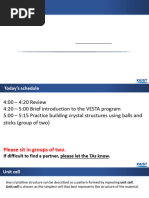 VESTA Tutorial | PDF | Crystal Structure | Plane (Geometry)