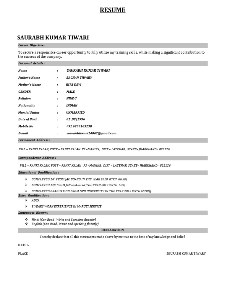 Saurabh Kumar Tiwary | PDF