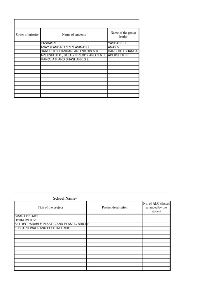 Offline Workshop-Project Sheet | PDF