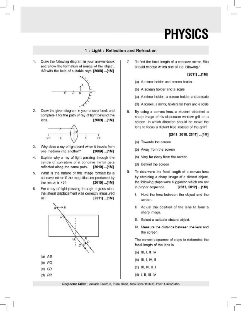 CBSE-X Chapterwise (Previous Years) Qs - Science & Mathematics - Final - 11zon | PDF