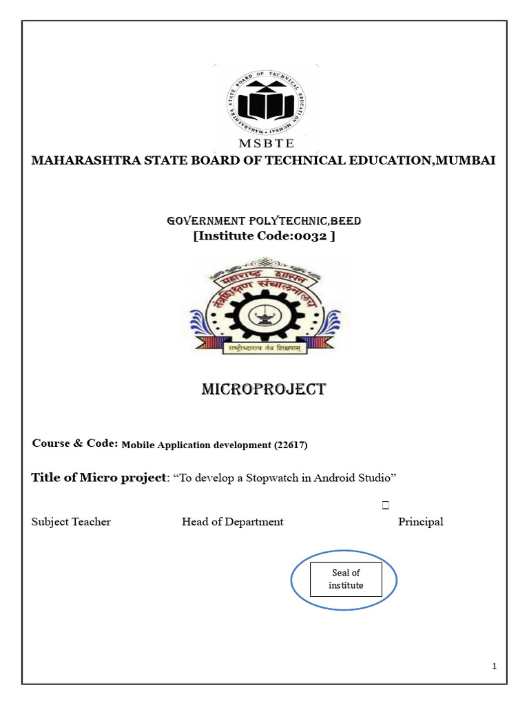 MAD Mansi Project... Main | PDF | Android (Operating System) | Mobile App