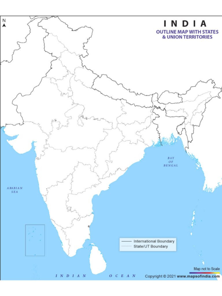 Indian Physical Map | PDF