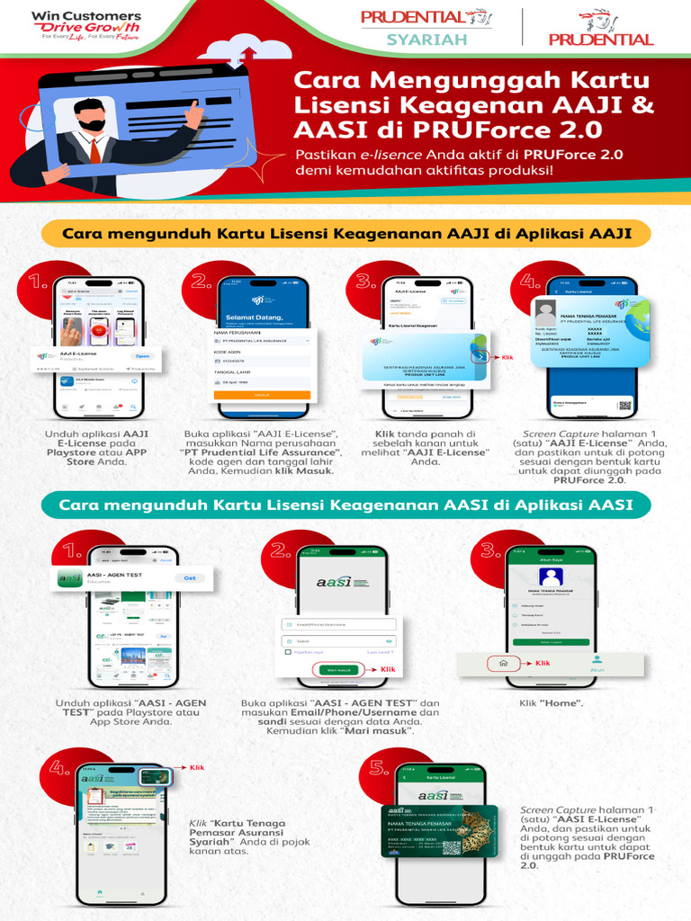 Cara Mengunggah Kartu Lisensi AAJI & AASI Di PRUForce-mc3a4tc5 | PDF