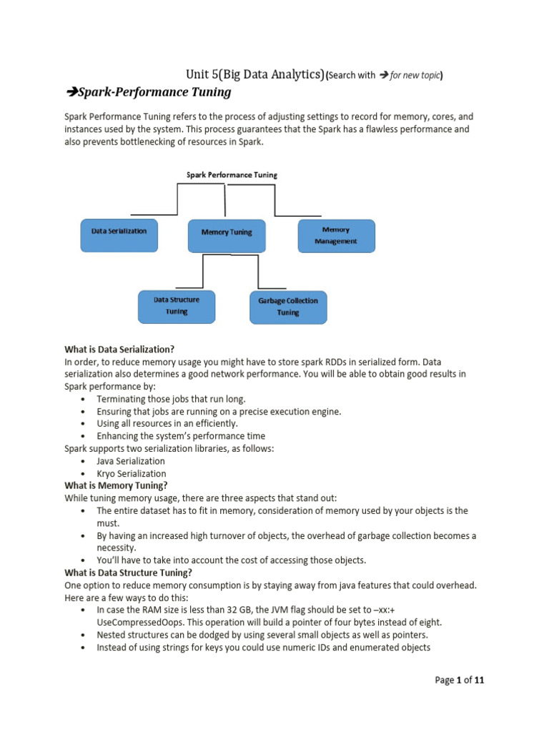 Unit 5 (Big Data Analytics) | PDF | Apache Spark | Data Management