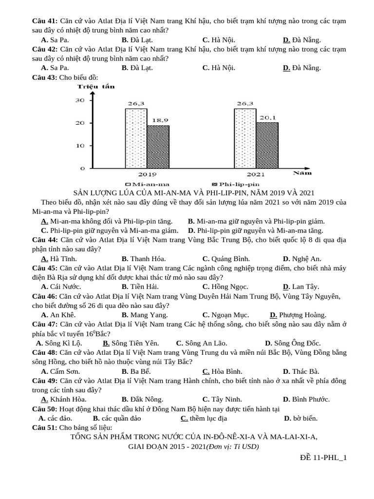 Đề SỐ 11-PHL | PDF