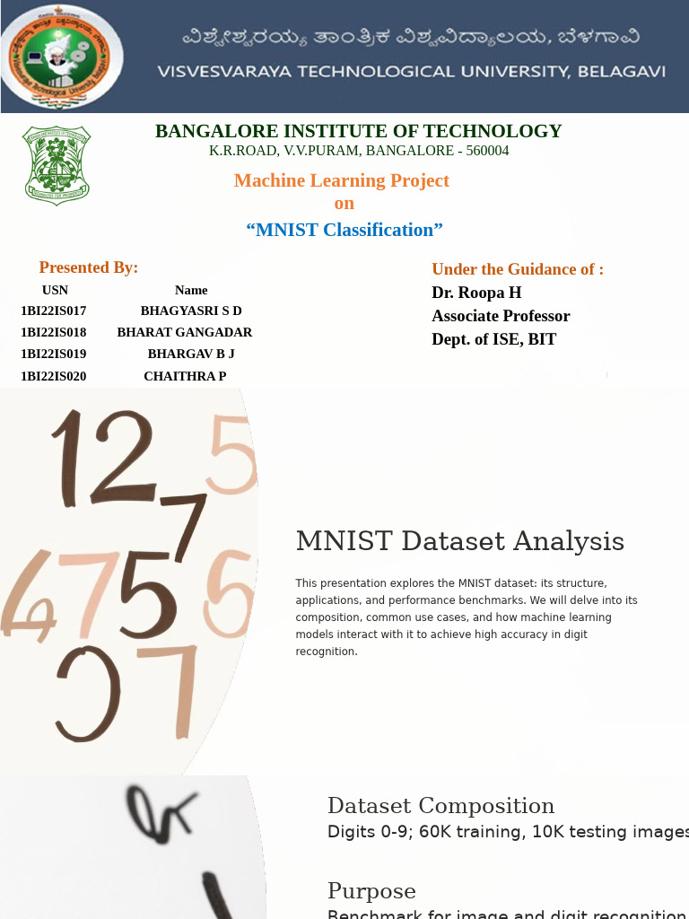MNIST Dataset Analysis | PDF | Artificial Intelligence | Intelligence (AI) & Semantics