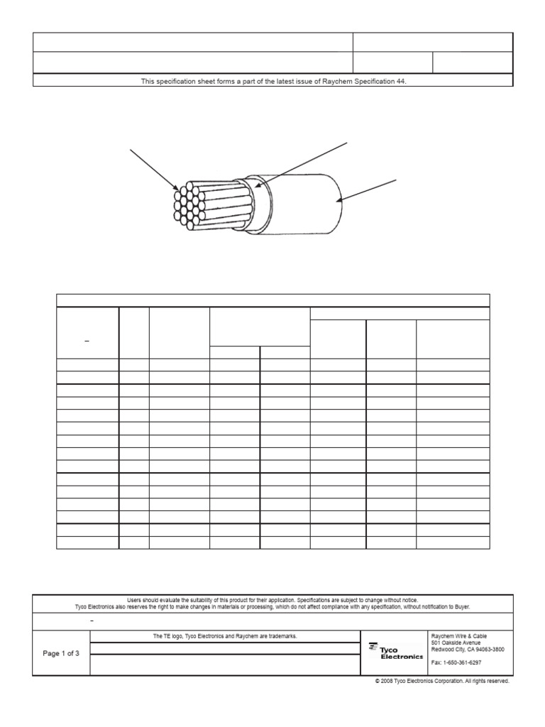 Specification Control Drawing | PDF | Insulator (Electricity) | Electrical Engineering
