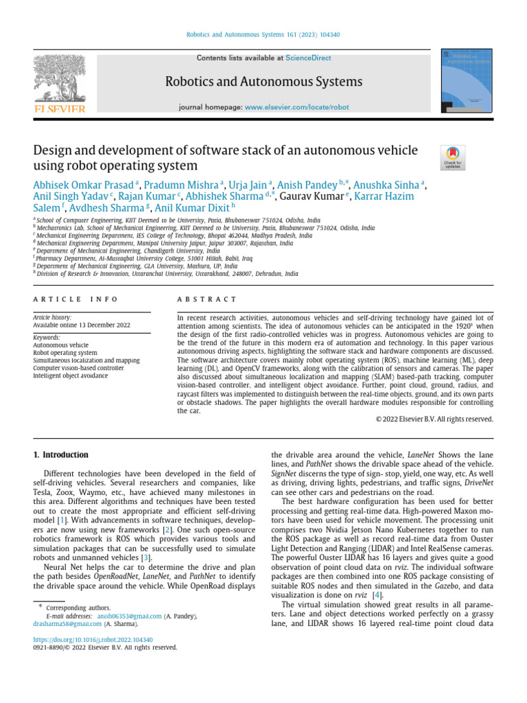 2 - Design and Development of Software Atack of Autonomous Vehicle ...