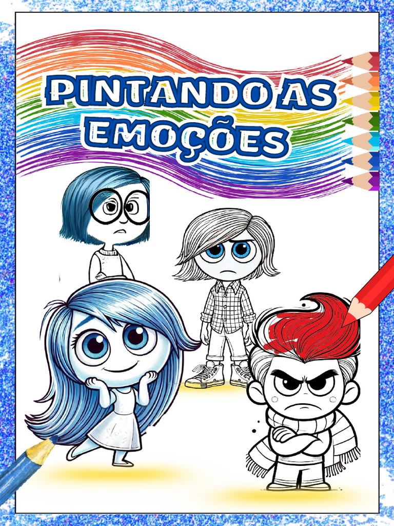 Desenhos para Colorir Emoções | PDF