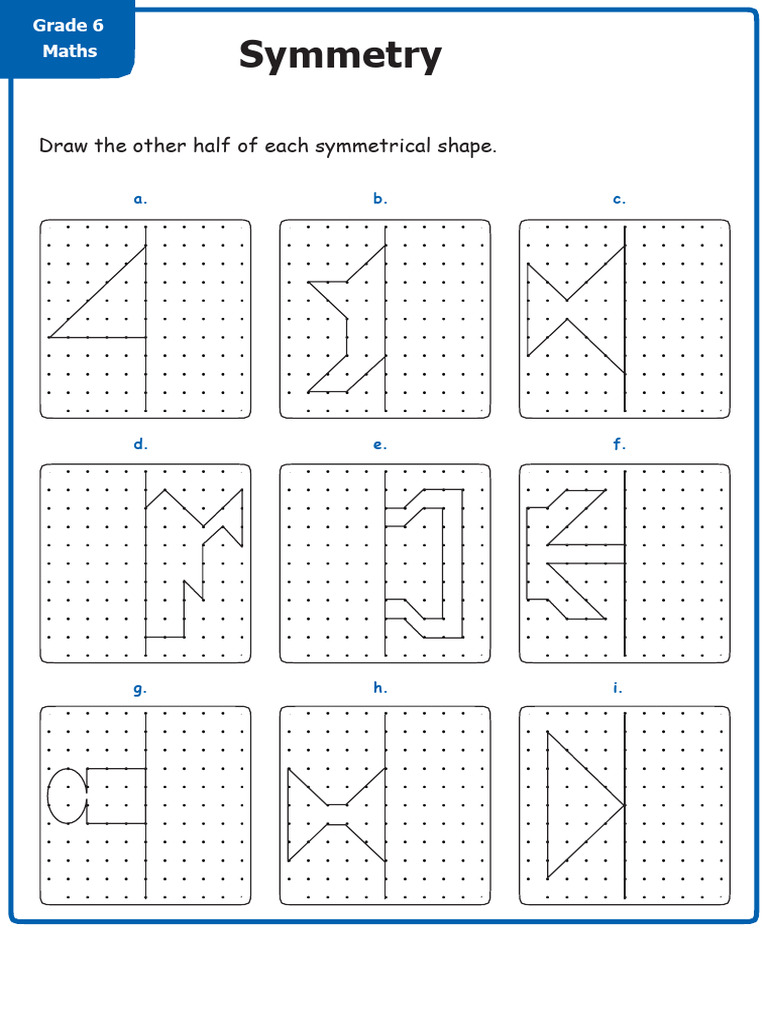 Drawing Lines of Symmetry | PDF