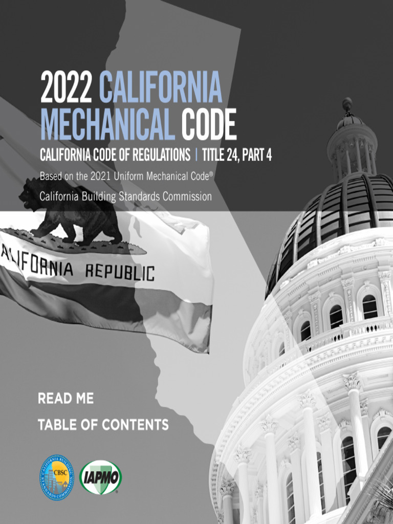2022 California Mechanical Code | PDF | Exhaust Gas | Ventilation ...