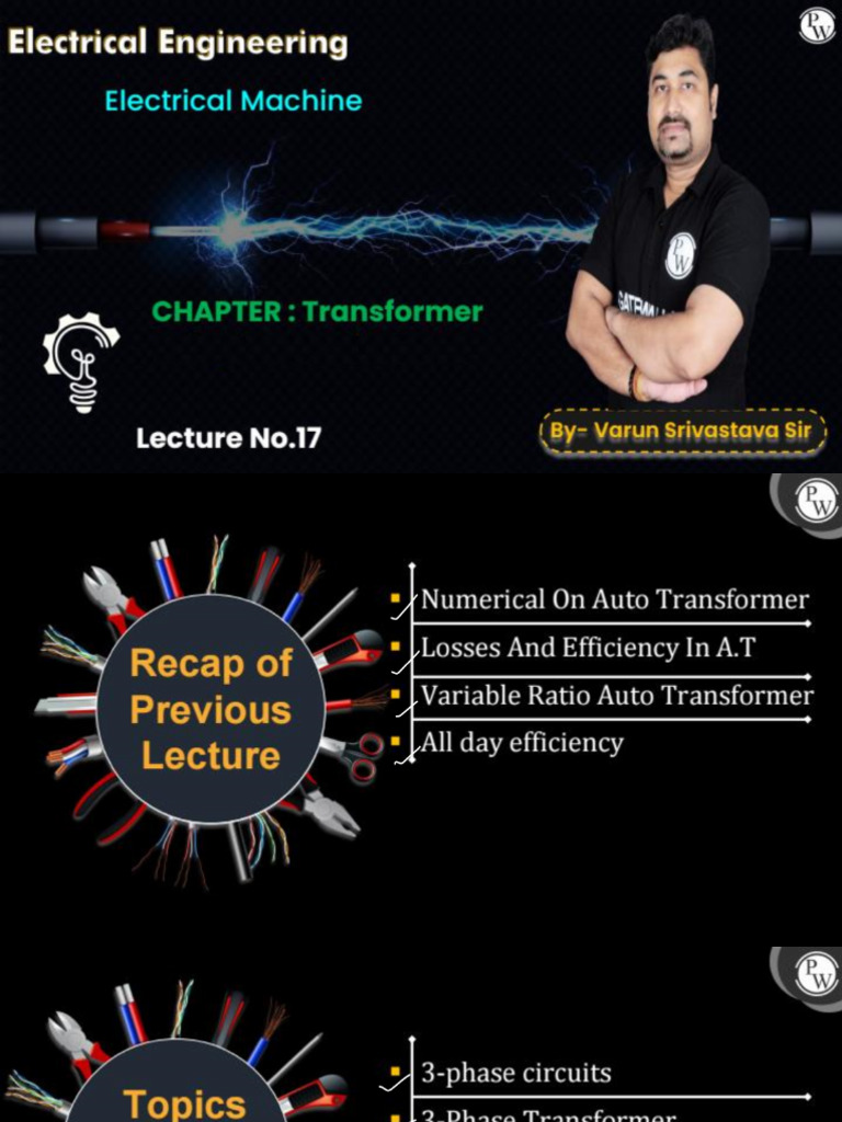 845) TRANSFORMER 17 Class Notes (By Varun Sir) PDF | PDF