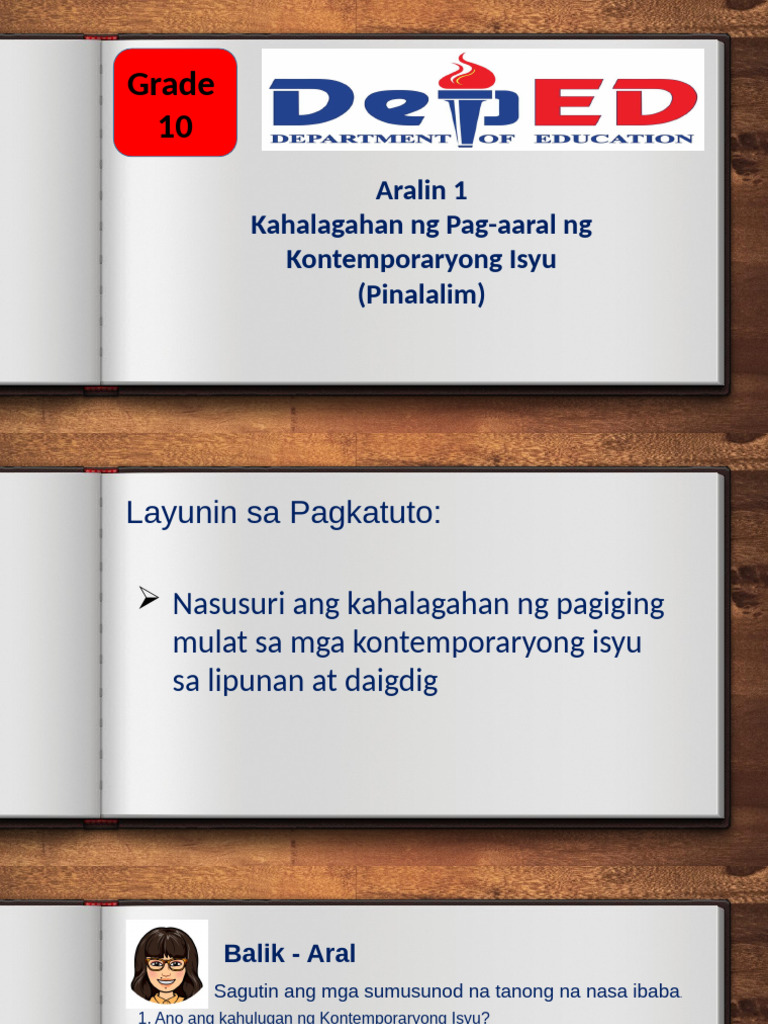 Aralin1 Kontemporaryong Isyu 2 | PDF