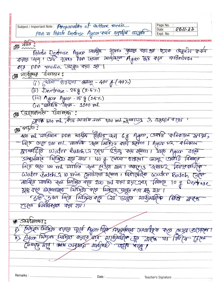 5th Semester Botany Practical | PDF