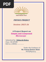 Compound Microscope Image Formation Project | PDF | Microscope ...