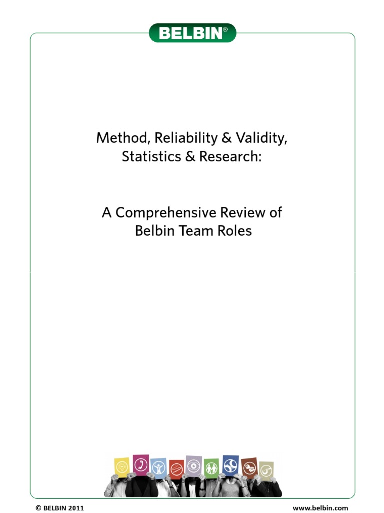 BELBIN - A Comprehensive Review | PDF | Validity (Statistics) | Likert ...