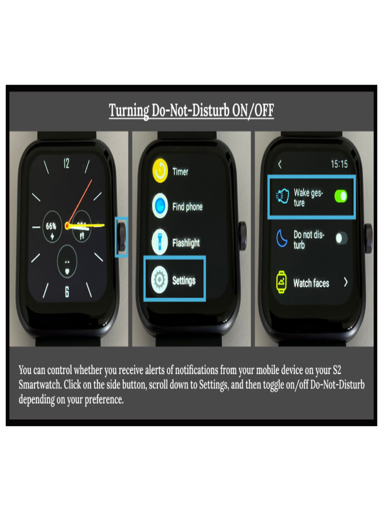 TOZO S2 Smart Watch User Manual | PDF