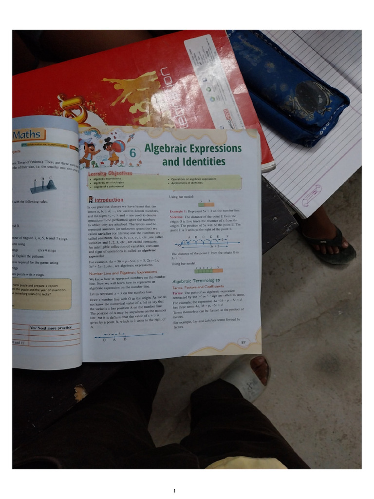 Algebraic Expression and Identities | PDF