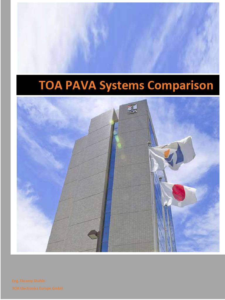 PAVA Three Systems Comparison-ToA | PDF | Microphone | Loudspeaker