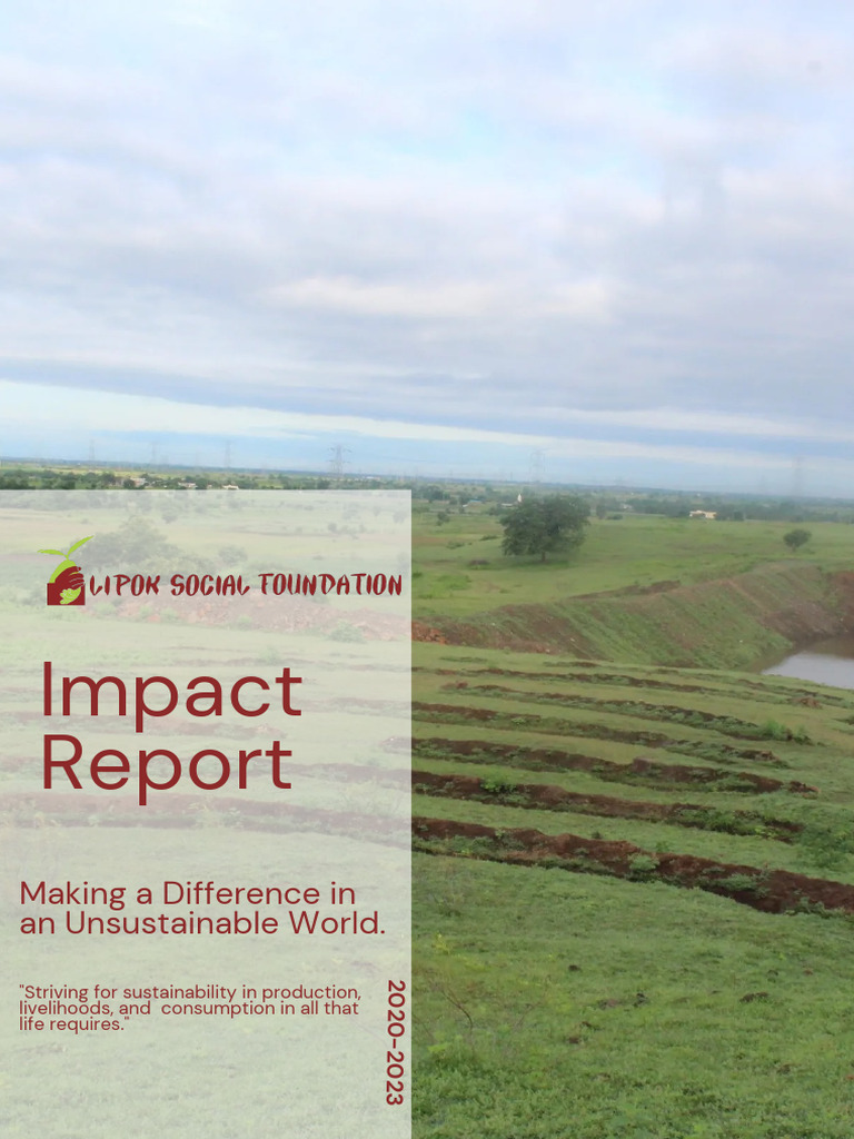 10 Lipok Impact Report 2020-2023 | PDF | Sustainability | Sanitation