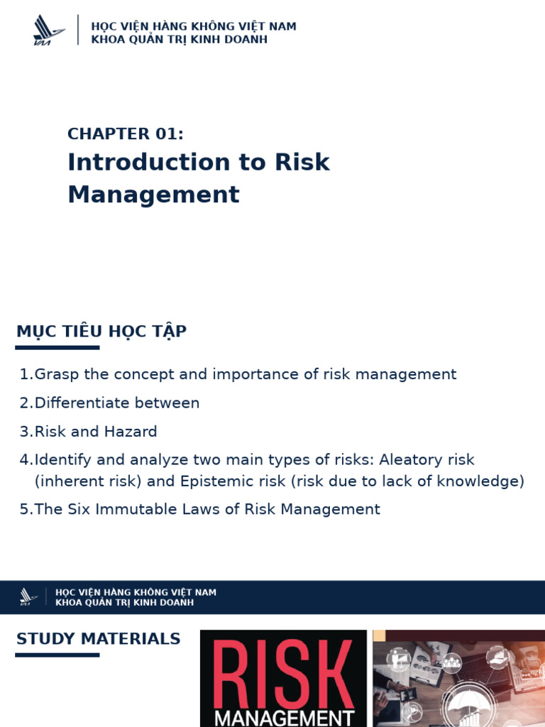 C1. Introduction To Risk | PDF
