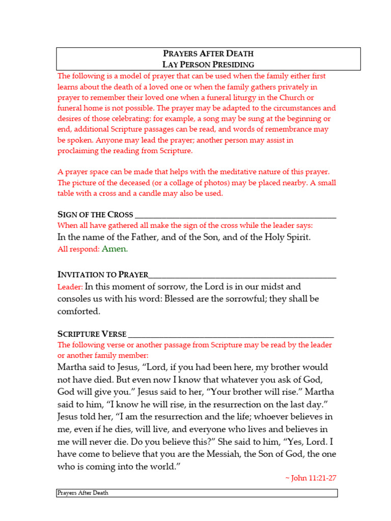 Prayers for Mourning Loved Ones | PDF | Mercy | Prayer