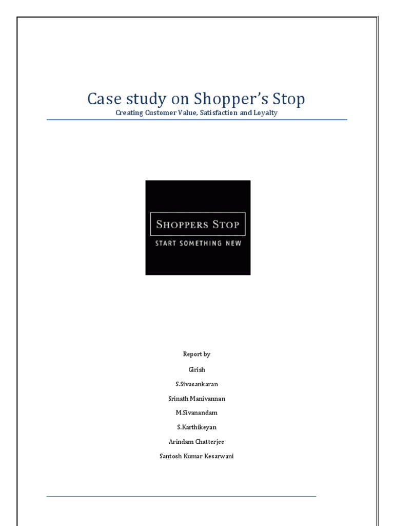 Shopper Stop-Case Study | PDF | Career & Growth | Finance & Money ...