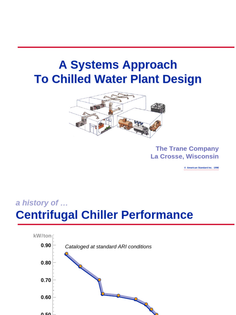 System Approach To Chilled Water Plant Design | PDF | Engineering ...