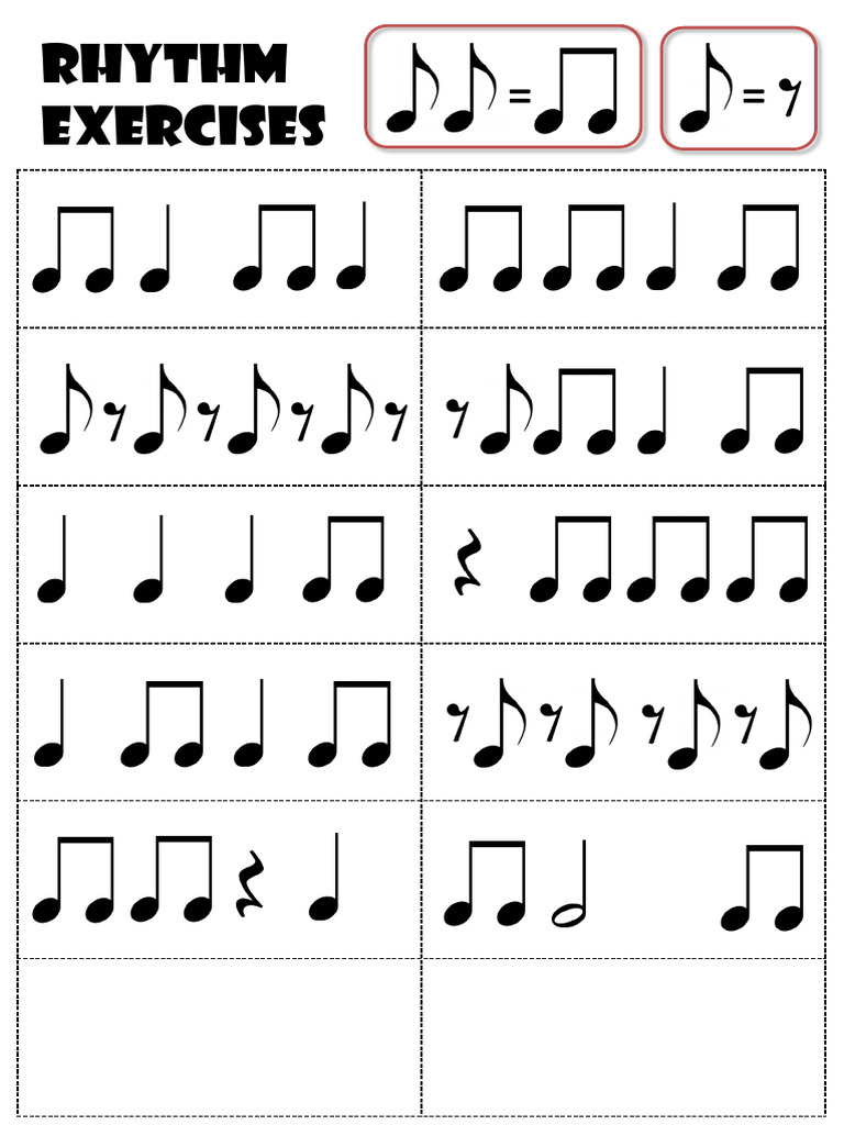 Rhythm Exercises | PDF