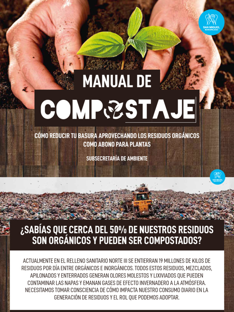 Manual de Compostaje | PDF | Compost | Residuos