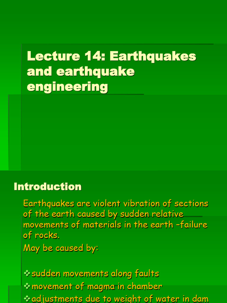 Earthquakes and Earthquake Engineering5 | PDF | Earthquakes ...