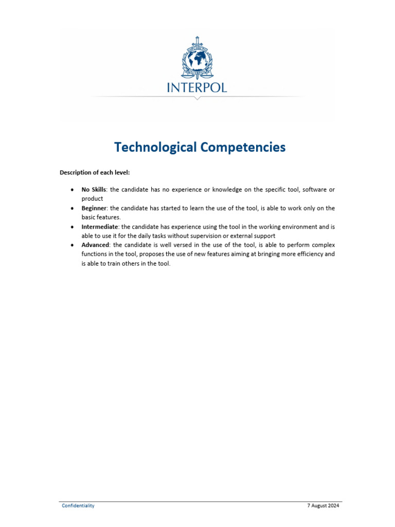 Technological Competencies 1 | PDF