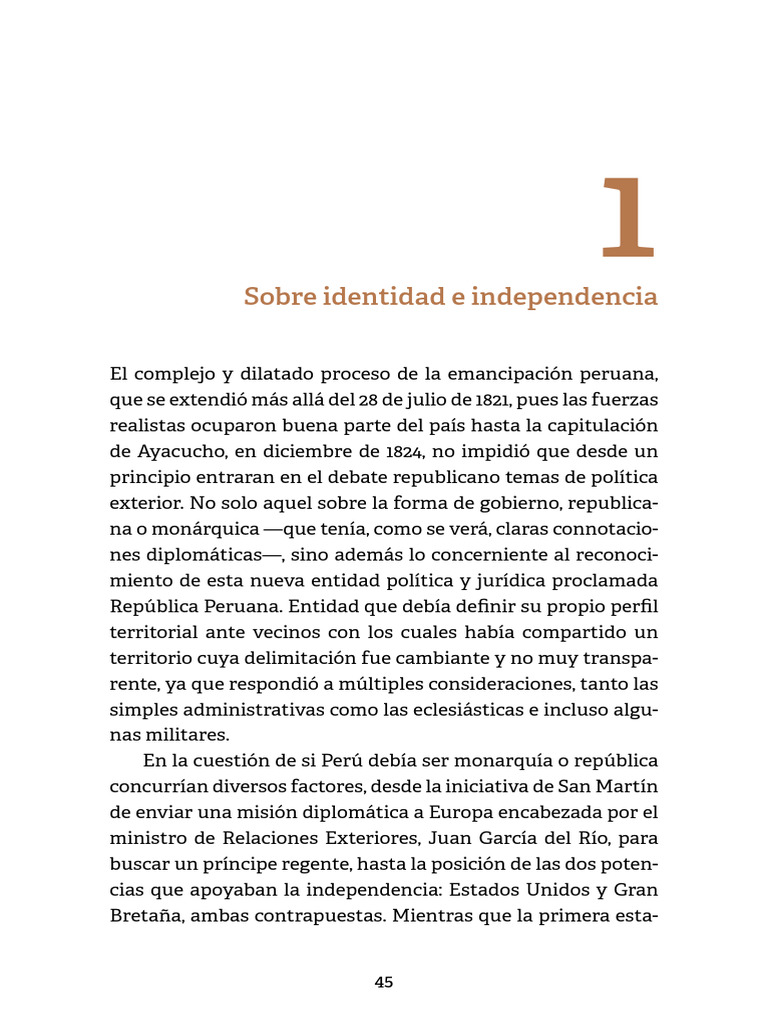 Dos Siglos de Desafíos en La Política Exterior Peruana-Libro Cap 1-5 | PDF | Perú | Bolivia