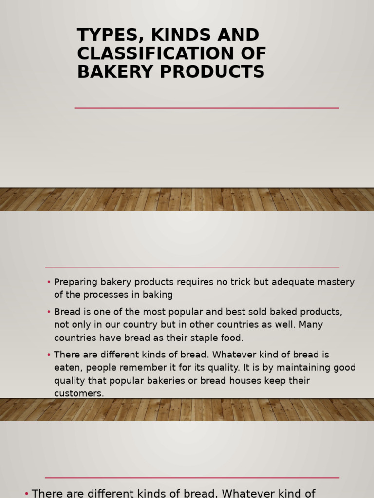 Types Kinds and Classification of Dough and Methods of Mixing Mod 1 2 ...