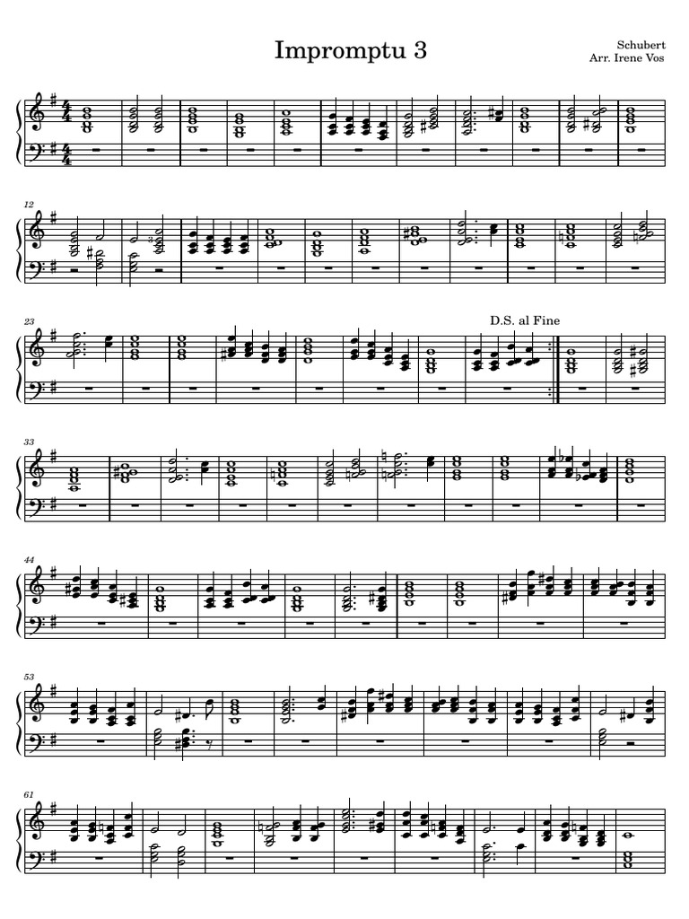 Impromptu 3 Schubert | PDF