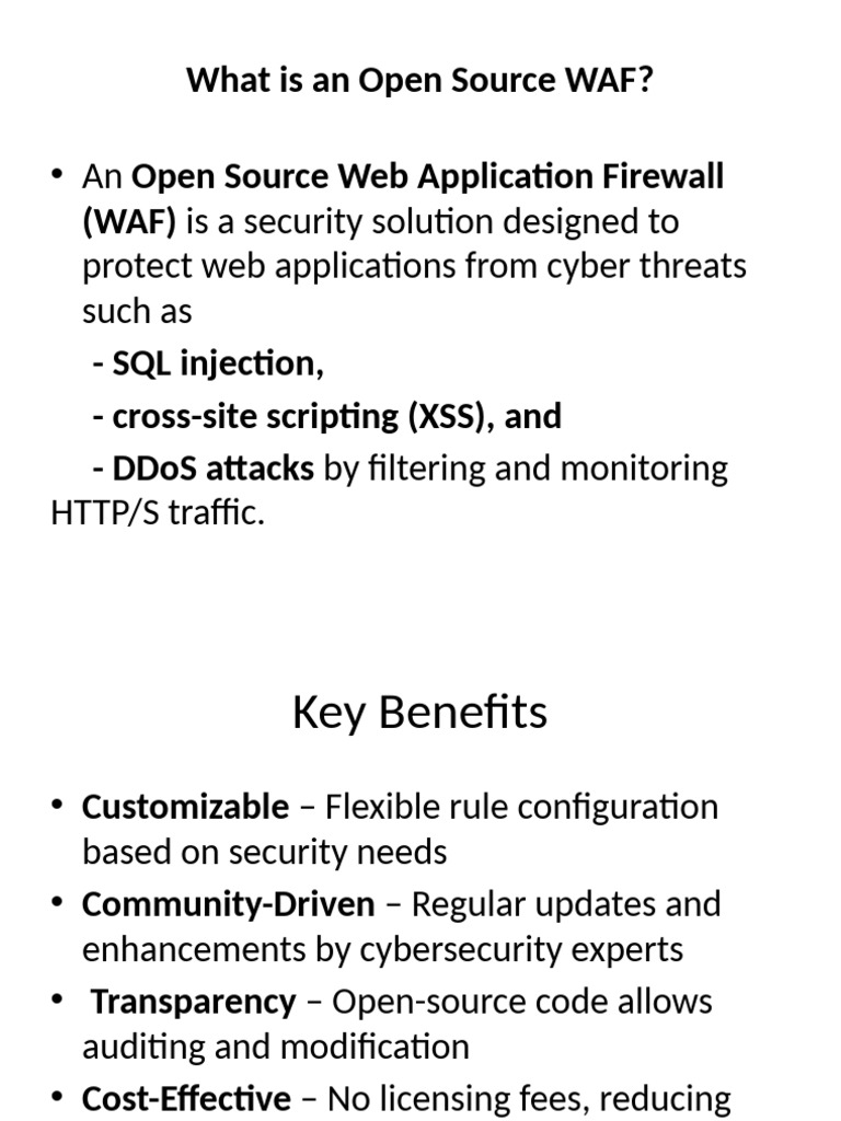 ModSecurity WAF Overview | PDF | Computer Architecture | Web Software