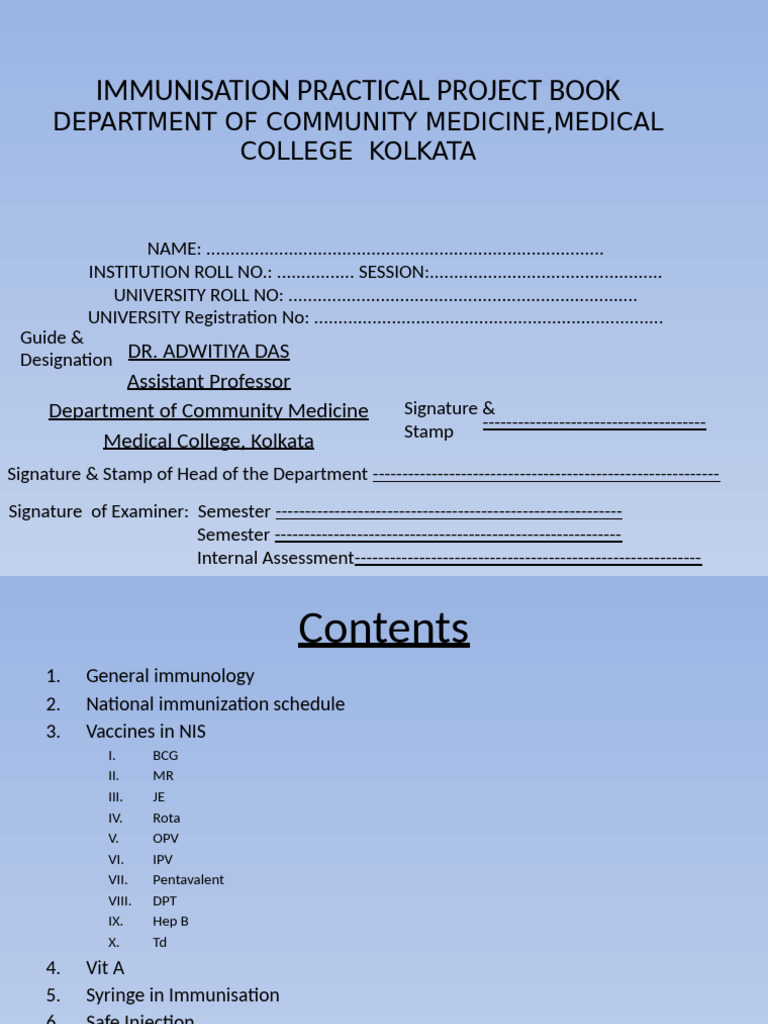 Commed Immunization Practical | PDF | Antibody | Immune System