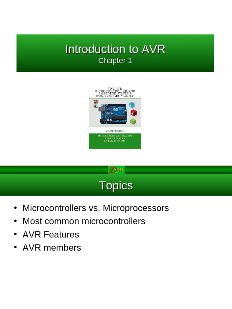 1c - Introduction To AVR | PDF | Microcontroller | Computer Engineering