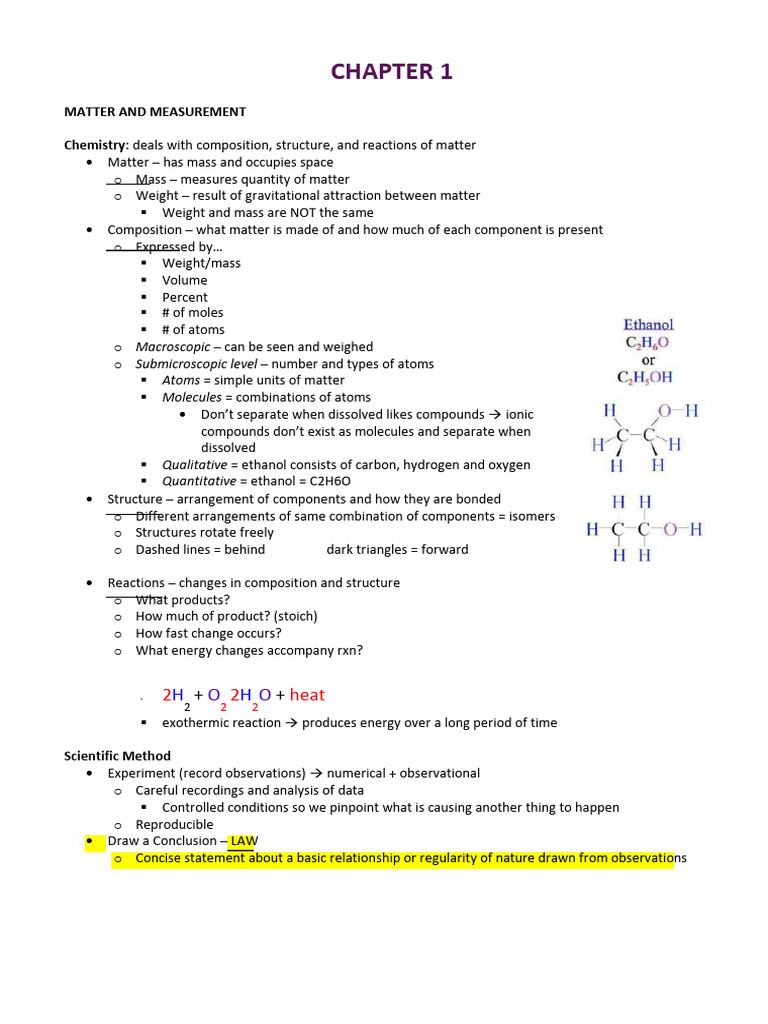 Chemistry Fundamentals: Matter & Measurement | PDF | Ion | Atoms
