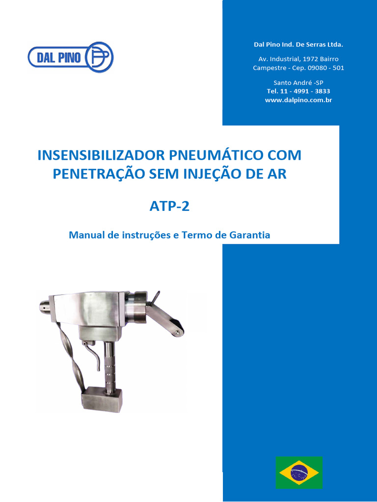 MANUAL ATP2 DALPINO | PDF | Pistão | Válvula