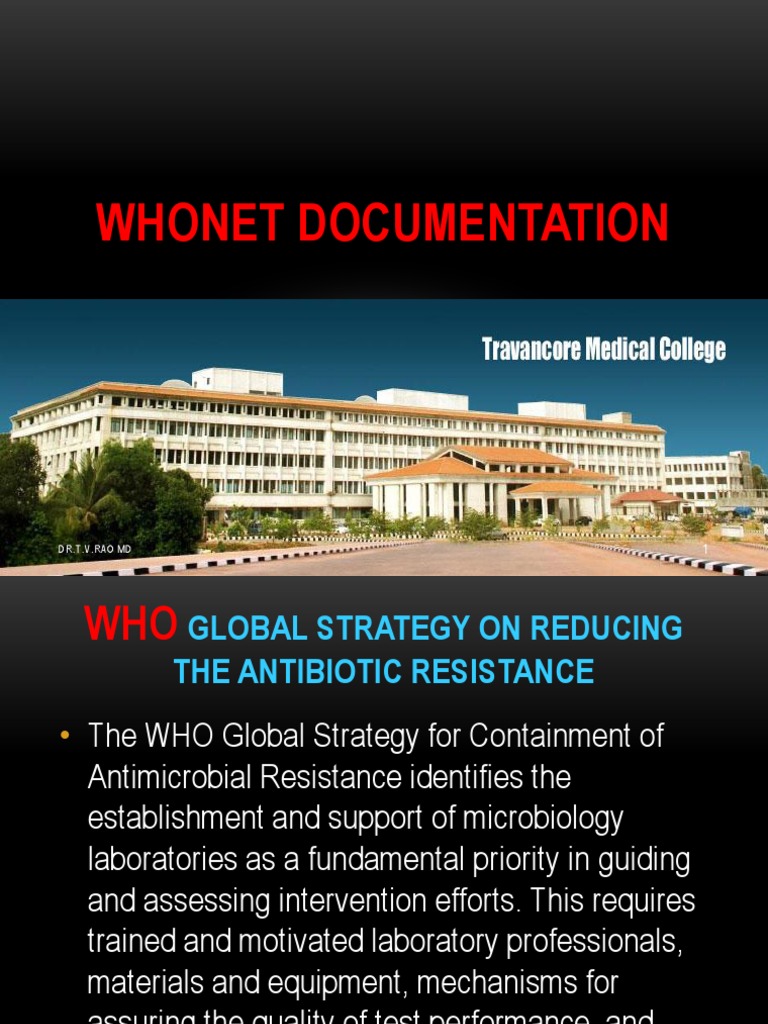 Whonet Documentation | PDF | Antimicrobial Resistance | Antibiotics