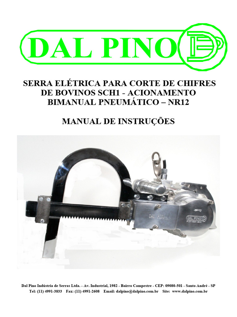 Manual Pneumático - SCH1 DALPINO | PDF