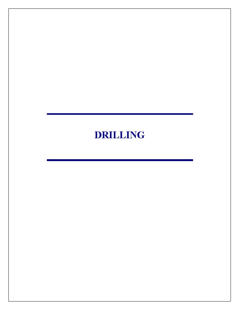 Chapter 08 Drilling | PDF | Casing (Borehole) | Oil Well