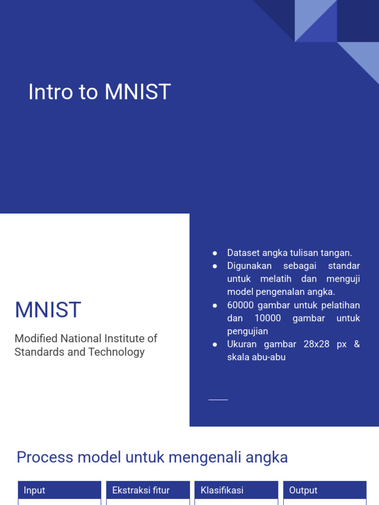 Pengenalan Dataset MNIST | PDF