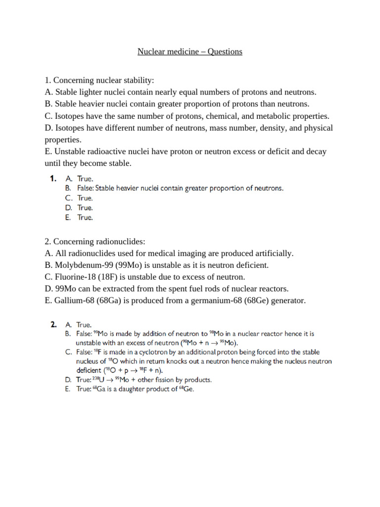 Fluorine-18 in Nuclear Medicine | PDF | Neutron | Radioactive Decay