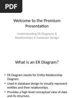 Unit-Relation (ER) Diagram For A University Database | PDF