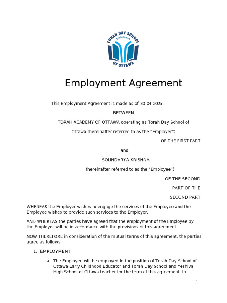 Krishna, - Soundarya Offer Letter | PDF | Employment | Sick Leave