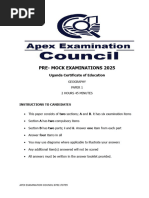 Umta 2025 Mock Circular | PDF