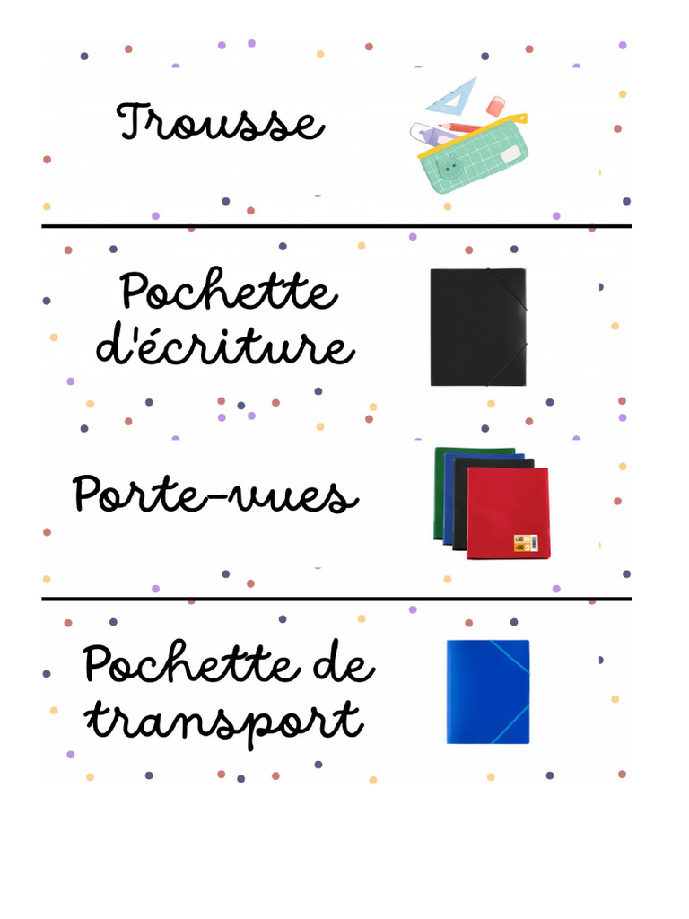 Dans Mon Cartable | PDF