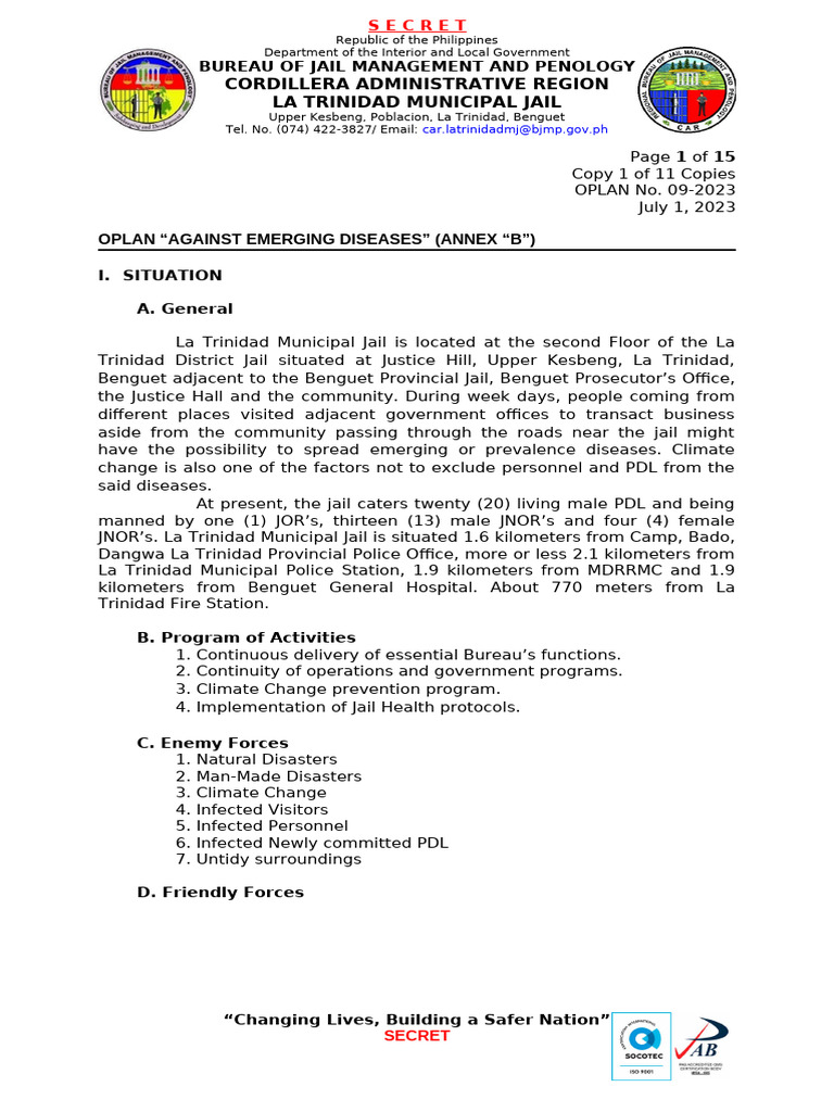 Oplan Communicable Diseases | PDF